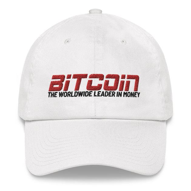 Bitcoin The Worldwide Leader In Money Dad Hat | fomo21